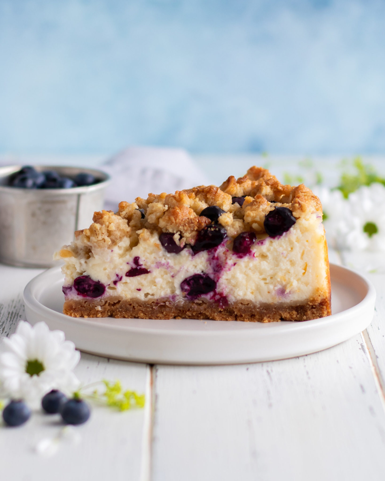 blåbärspaj cheesecake – Camilla Hamid