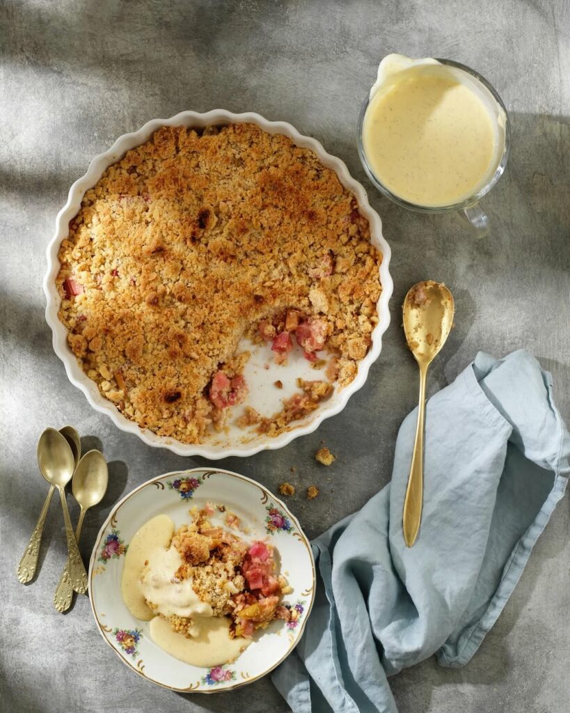 Smulpaj med rabarber – Camilla Hamid